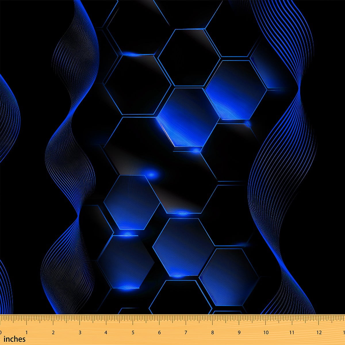Abstract Hexagonal Upholstery Fabric,Honeycomb Fabric By The Yard ...