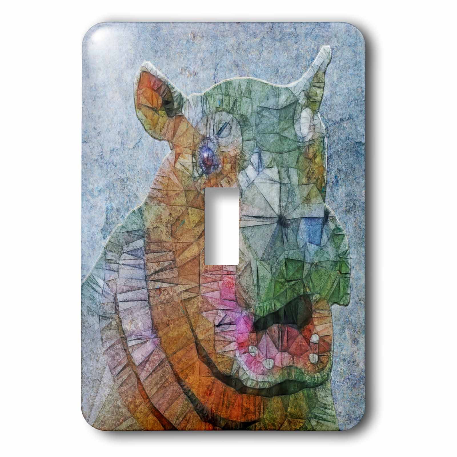 3dRose, Abstract Hippo - Cool Hippo, single toggle switch - Walmart.com