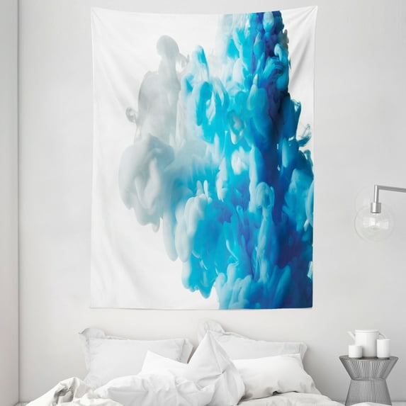 Abstract Home Decor Wall Hanging Tapestry, Abstract Illustration Clouds ...