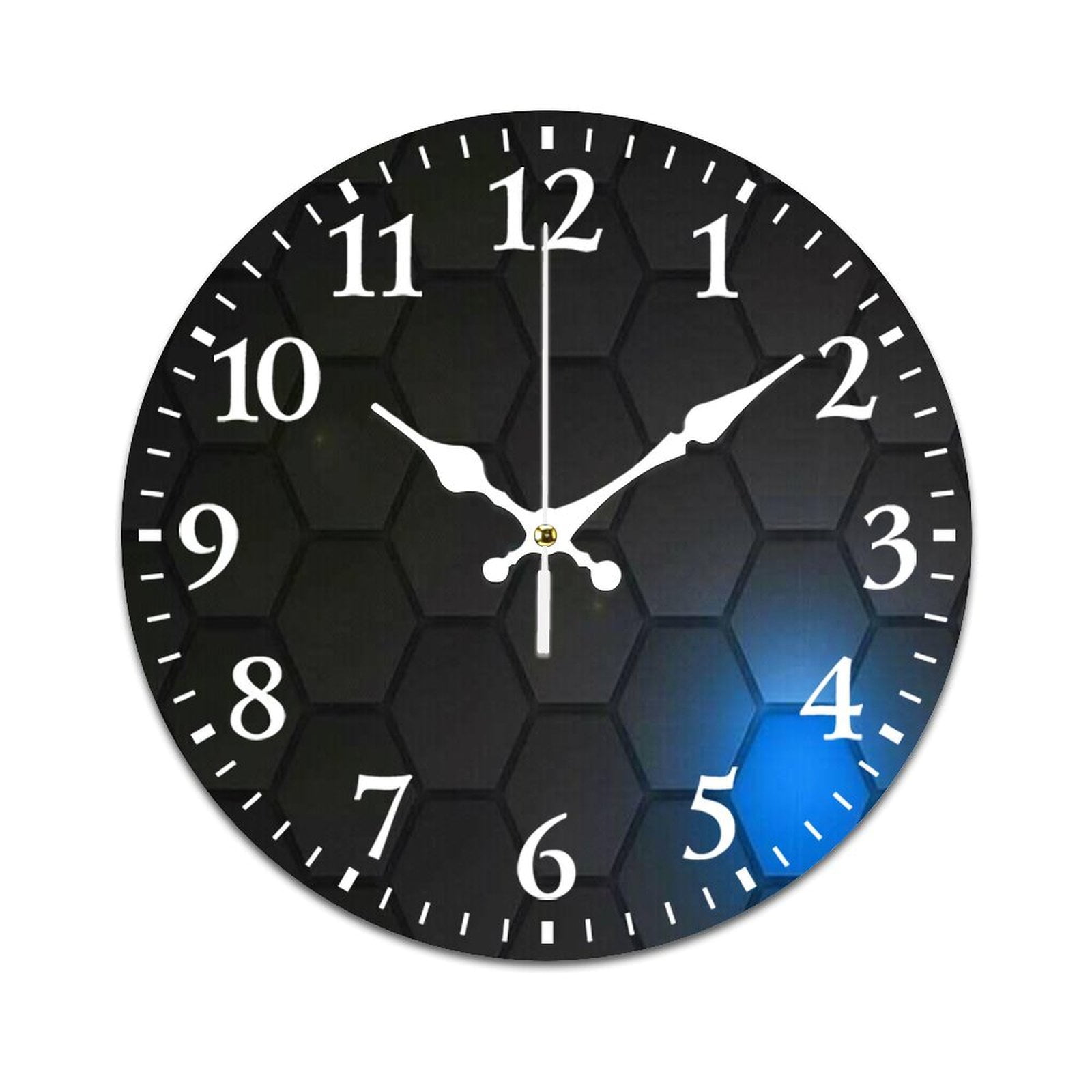 Abstract Honeycomb Wall Clock Modern Design Clocks Wall Hanging Home ...