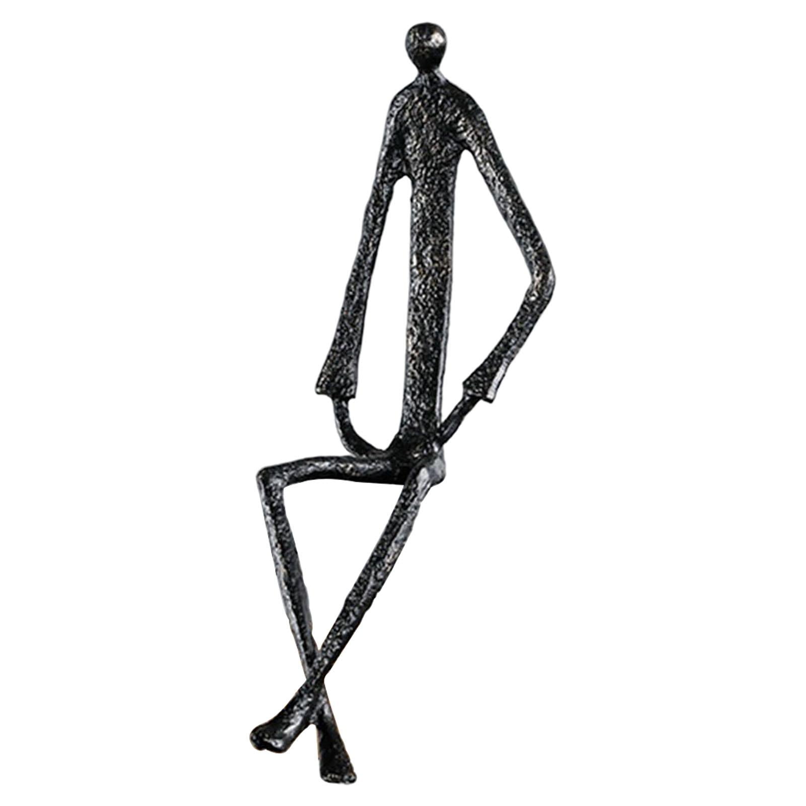 Abstract Human Figurine, Metal Statue, Collectible Art Sculpture, for ...
