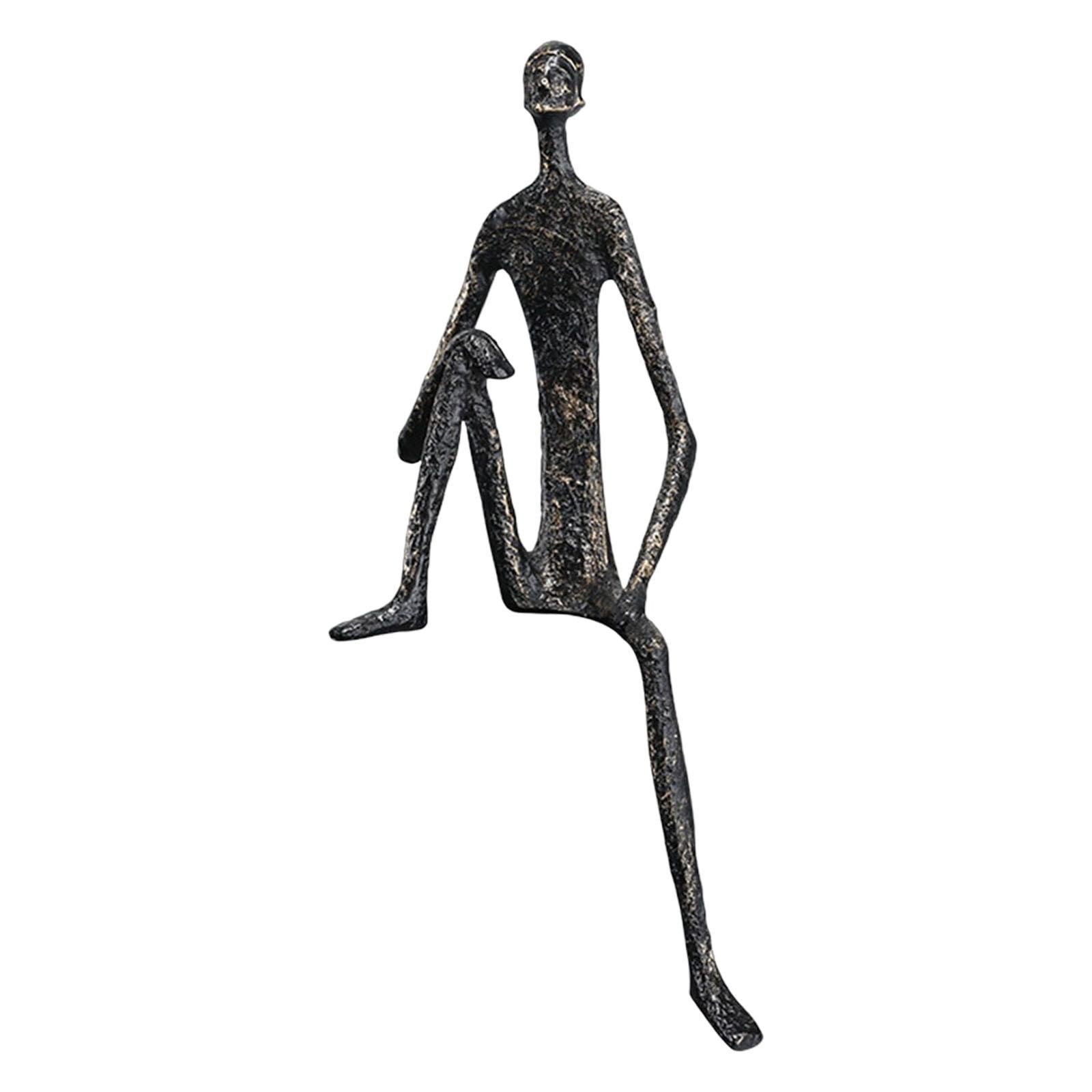 Abstract Human Figurine, Metal Statue, Collectible Art Sculpture, for ...