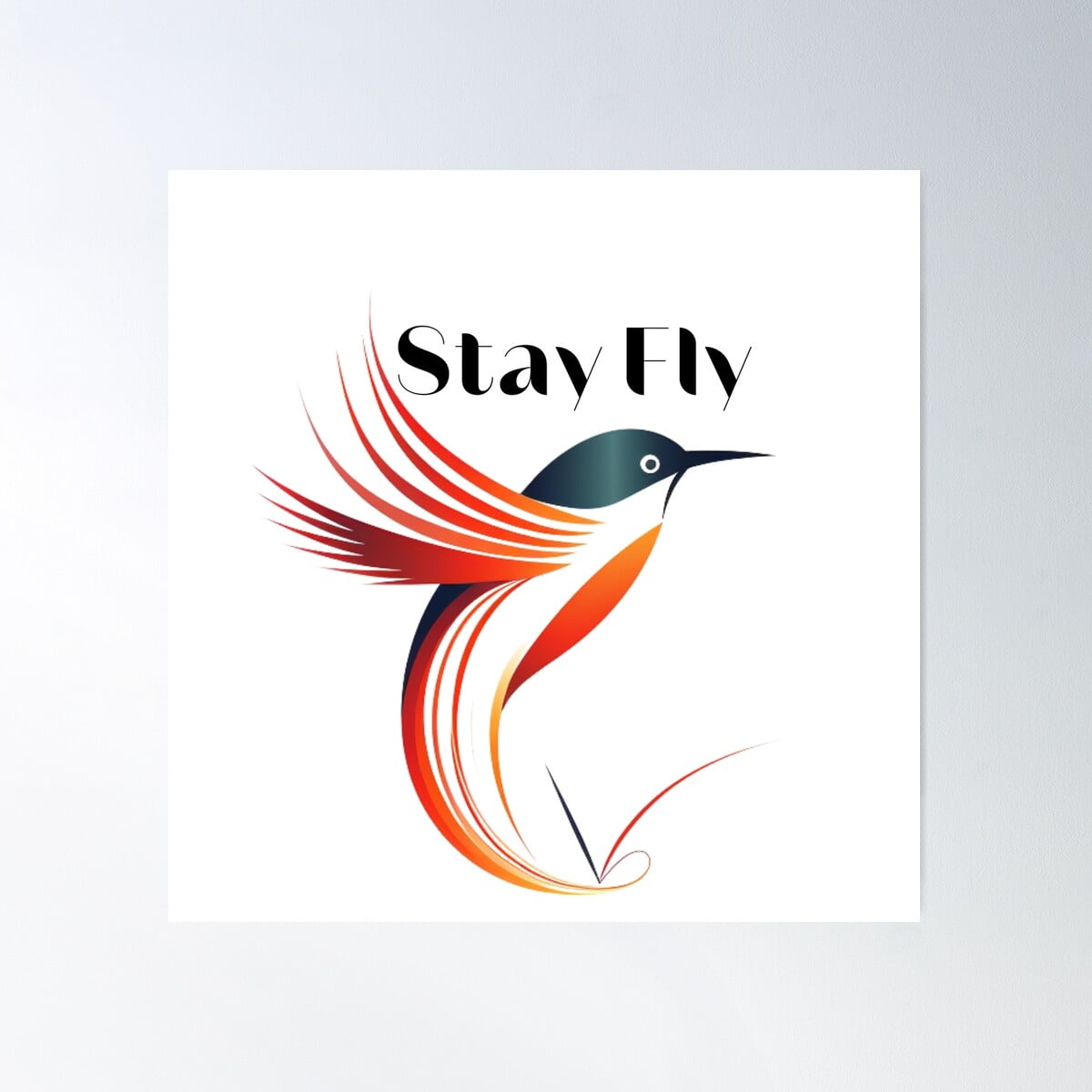 Abstract Hummingbird Art – Ornithology Design For International Bird ...