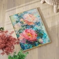 Abstract Impressionism Pink Peony Flowers Abstract Floral Colorful ...