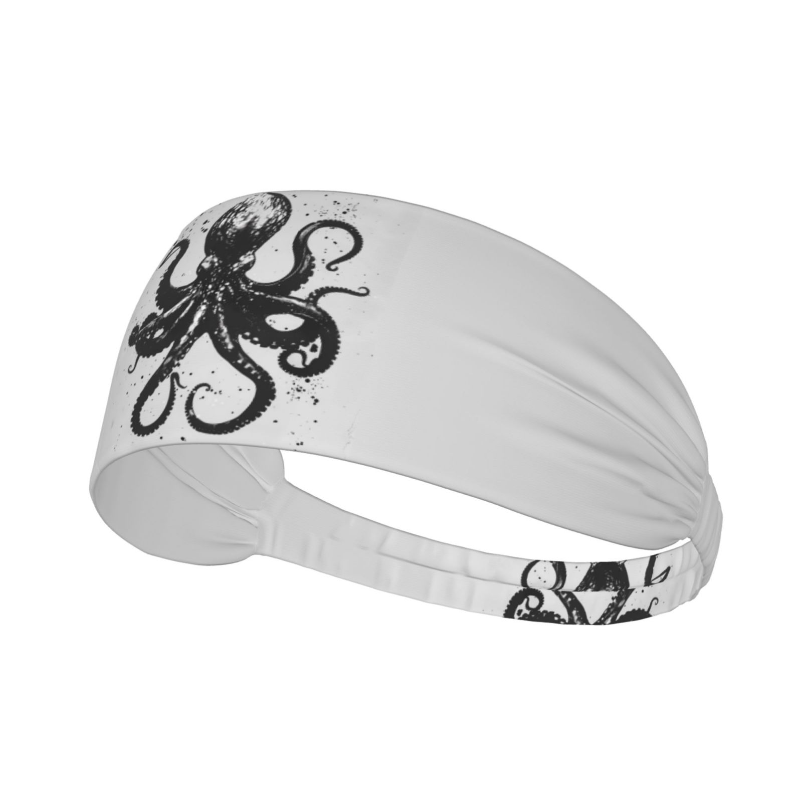 Abstract Ink Octopus Sweat Band Sports Headbands for Men & Women ...