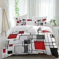 Abstract Irregular Stitching Art Soft Breathable Bedding Set with ...