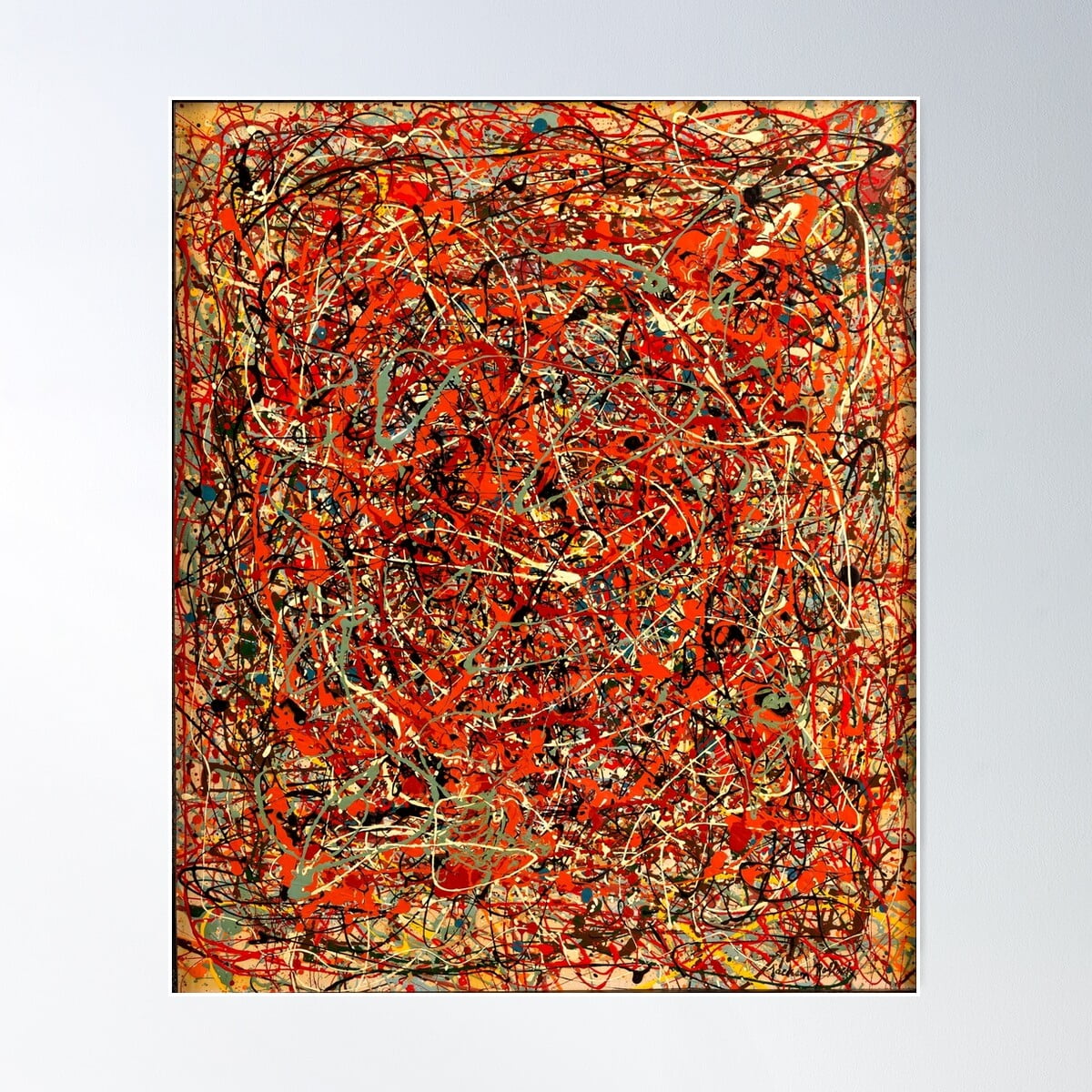 Abstract Jackson Pollock Painting Original Art ,Artwork By Jackson ...