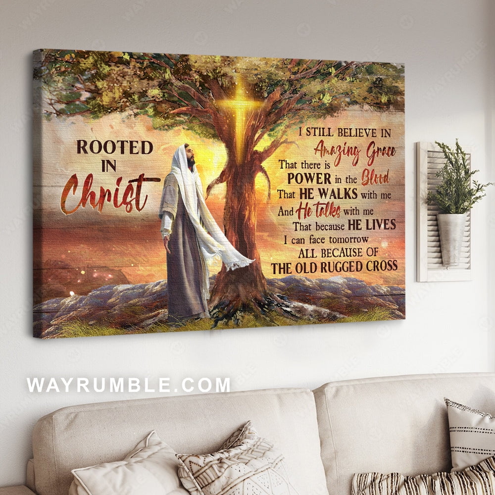 Abstract Jesus Painting, Magic Tree, Religious Song, Bible Verse ...