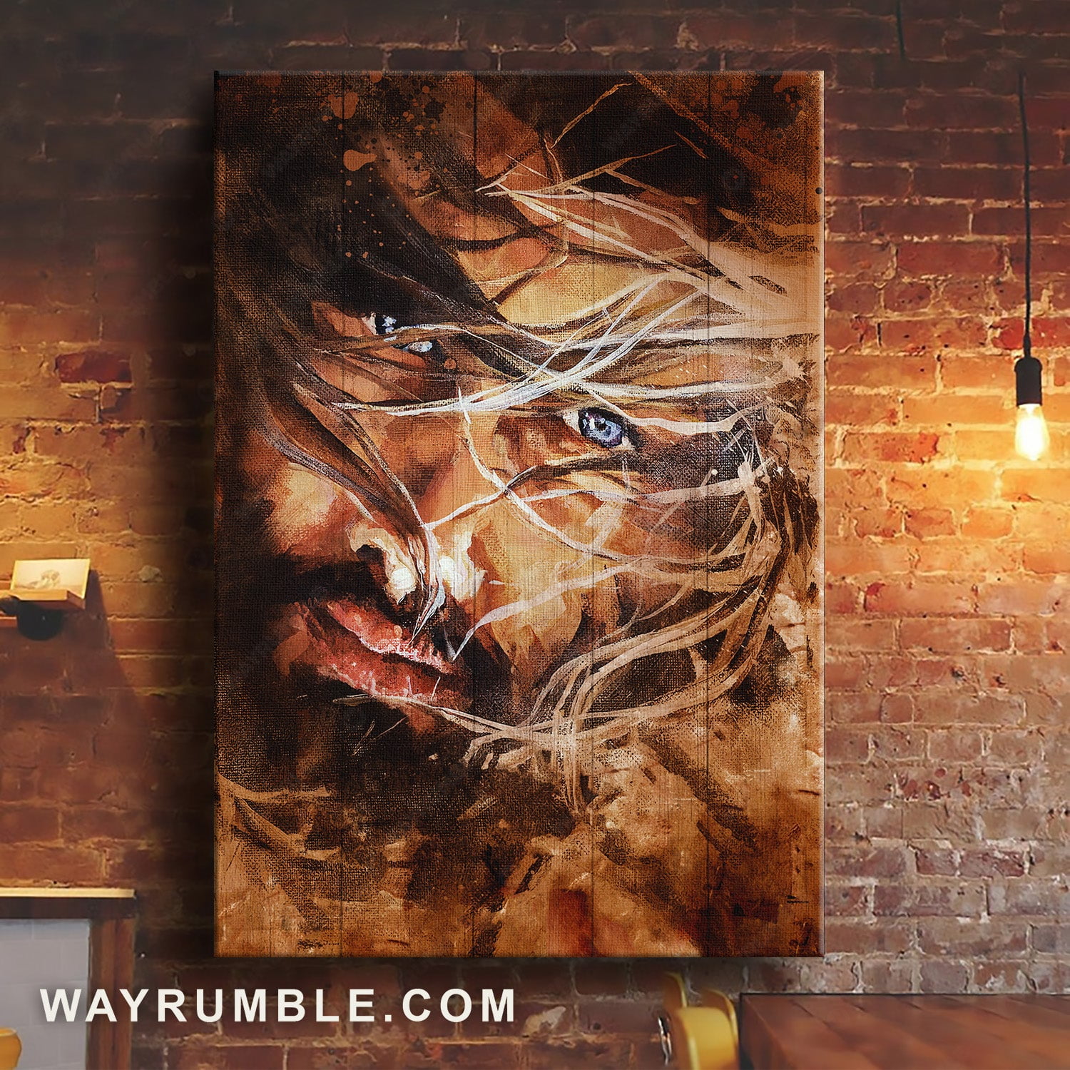 Abstract Jesus painting, Christ the redeemer, Jesus face, Religious art ...
