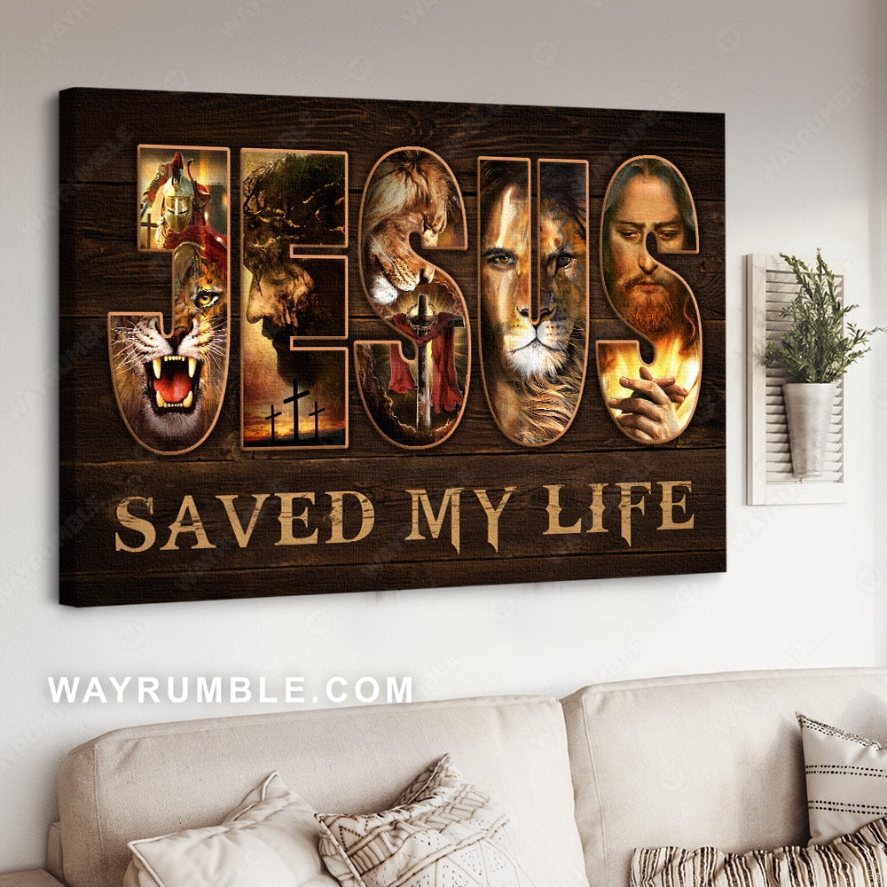 Abstract Jesus painting, Lion of Judah, Warrior of God, Jesus saved my ...