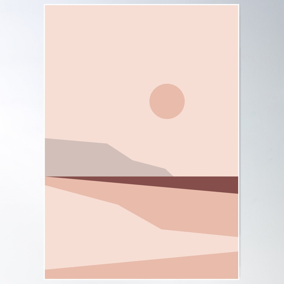 Abstract Landscape 02 Poster Wall Art Modern Wall Decor Wall Art Home ...