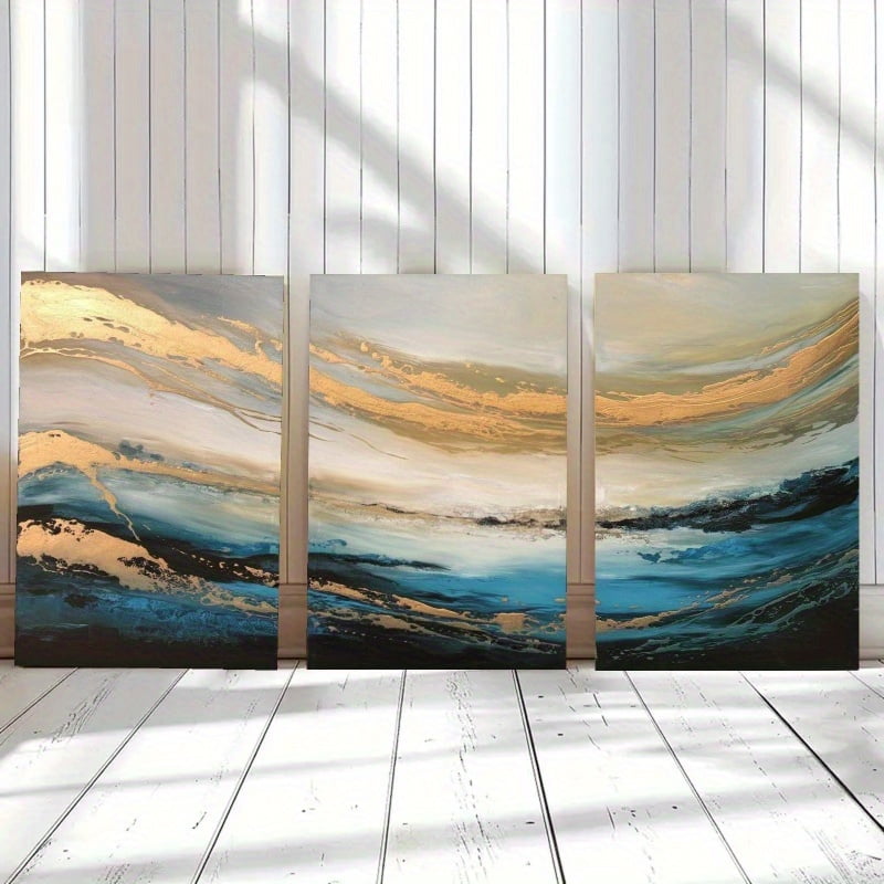 Abstract Landscape Canvas Wall Art 3pcs Unframed, Wall Decor for ...