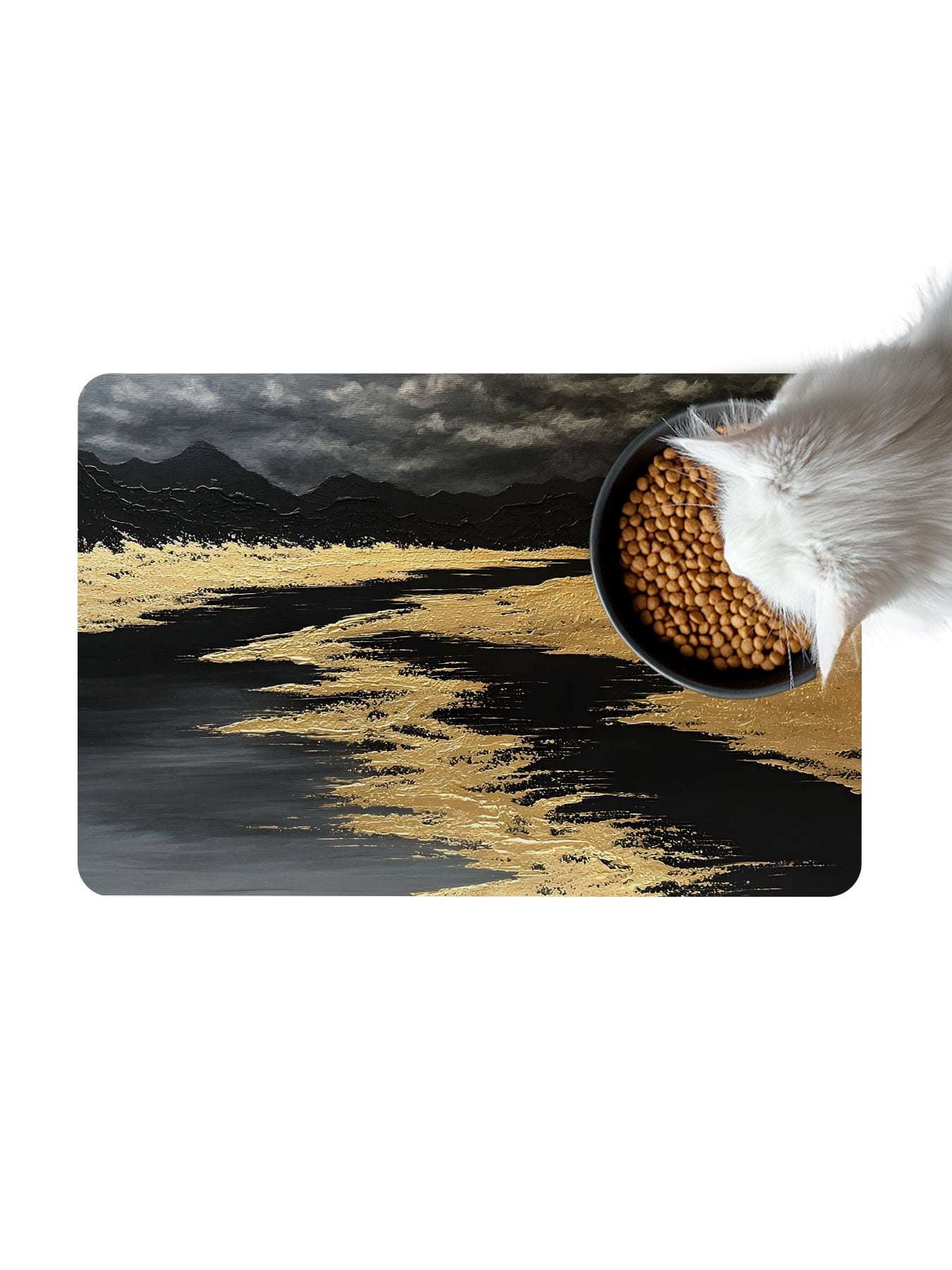 Abstract Landscape Doormat Non Slip Diatomaceous Earth Door Mat ...