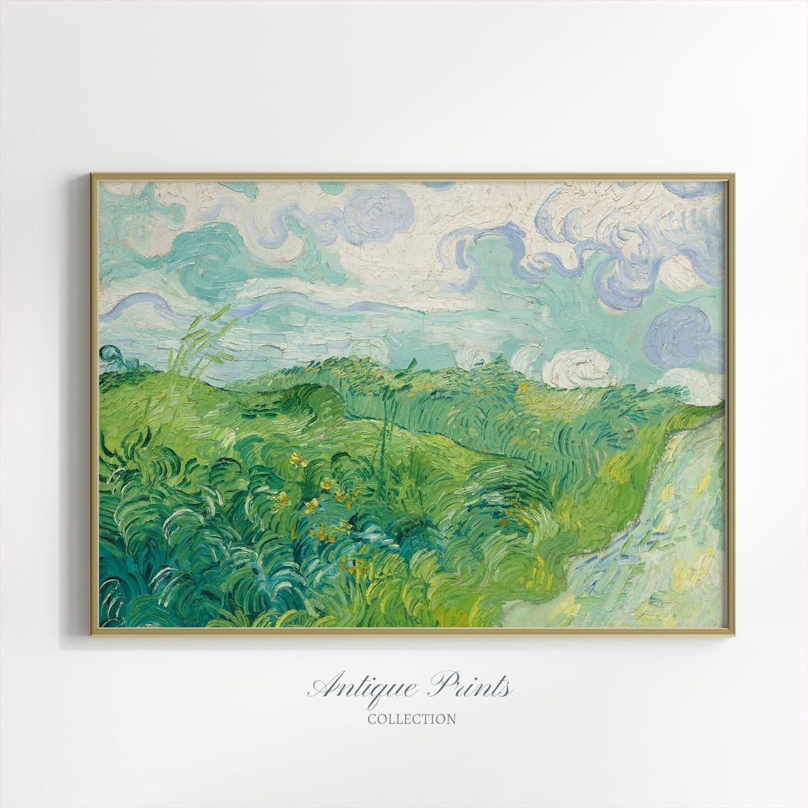 Abstract Landscape Vintage, Impressionism Wall Art, Nature, Botanical ...
