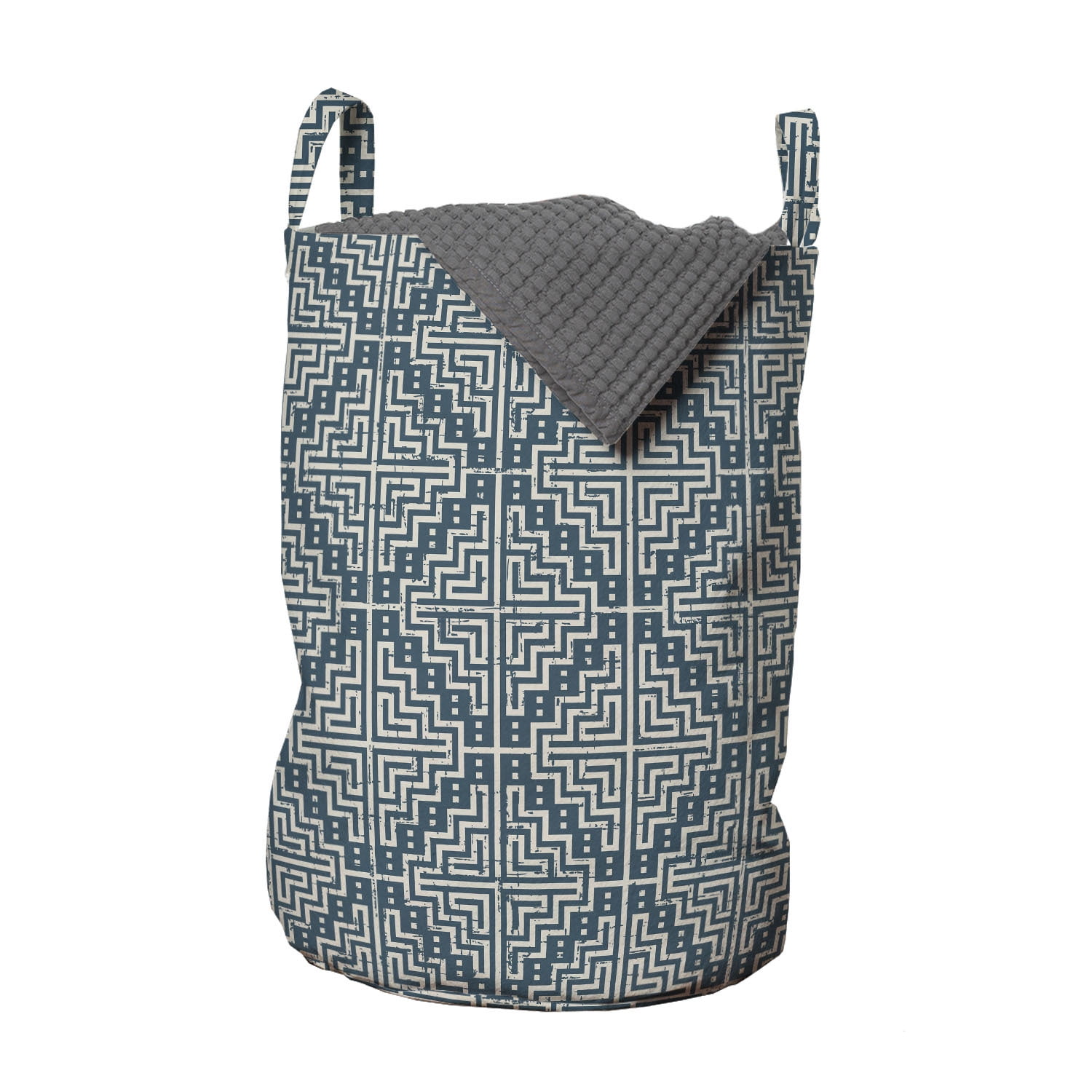 Abstract Laundry Bag, Continuous Antique Vintage Labyrinth Style ...