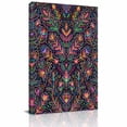 Abstract Leaf Canvas Wall Art for Living Room, Retro Abstract Colorful ...