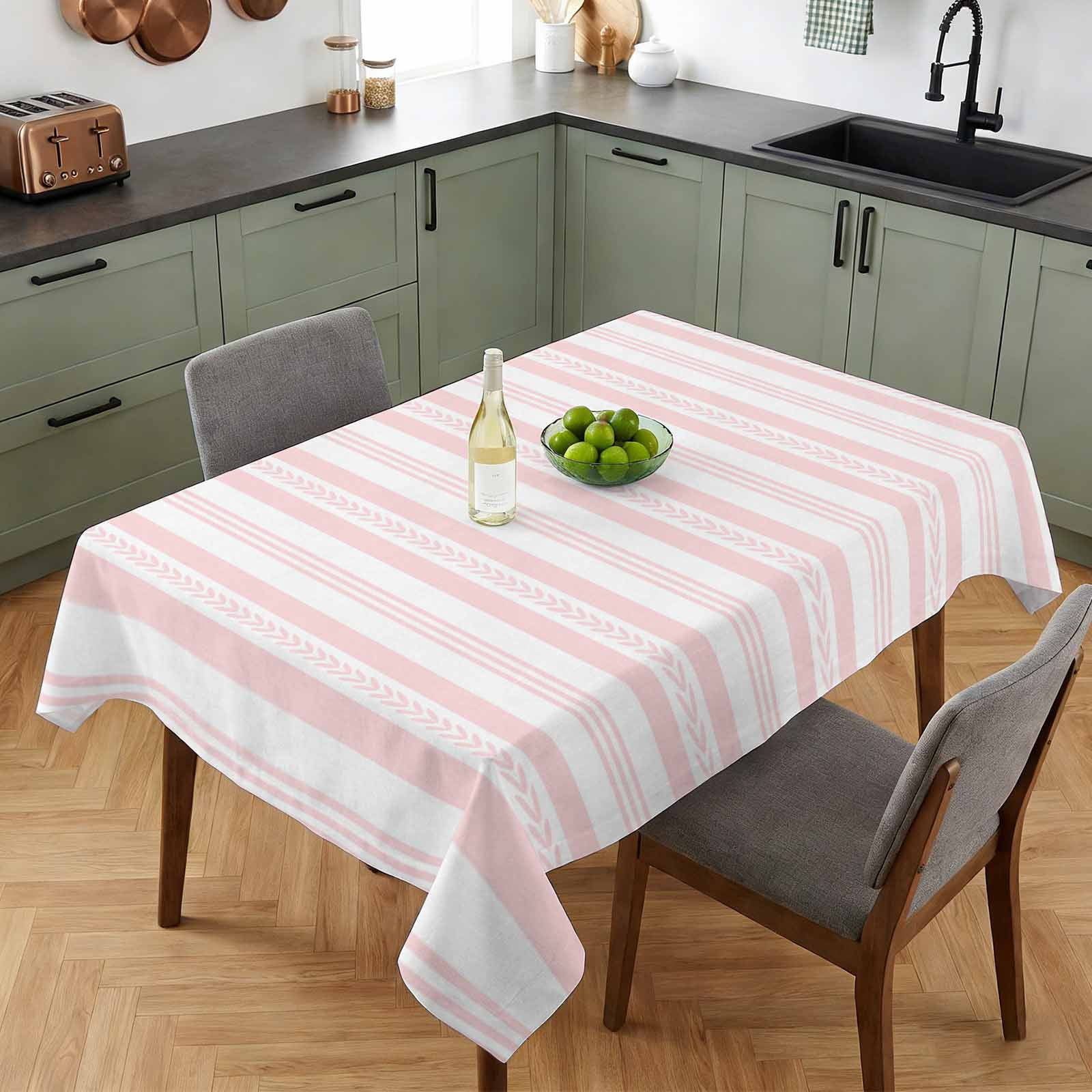 Abstract Leaf Geometric Line Table Cloth 52x70in, Waterproof Rectangle ...
