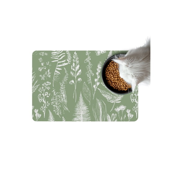 Abstract Leaves Doormat Non Slip Diatomaceous Earth Door Mat Absorbent ...