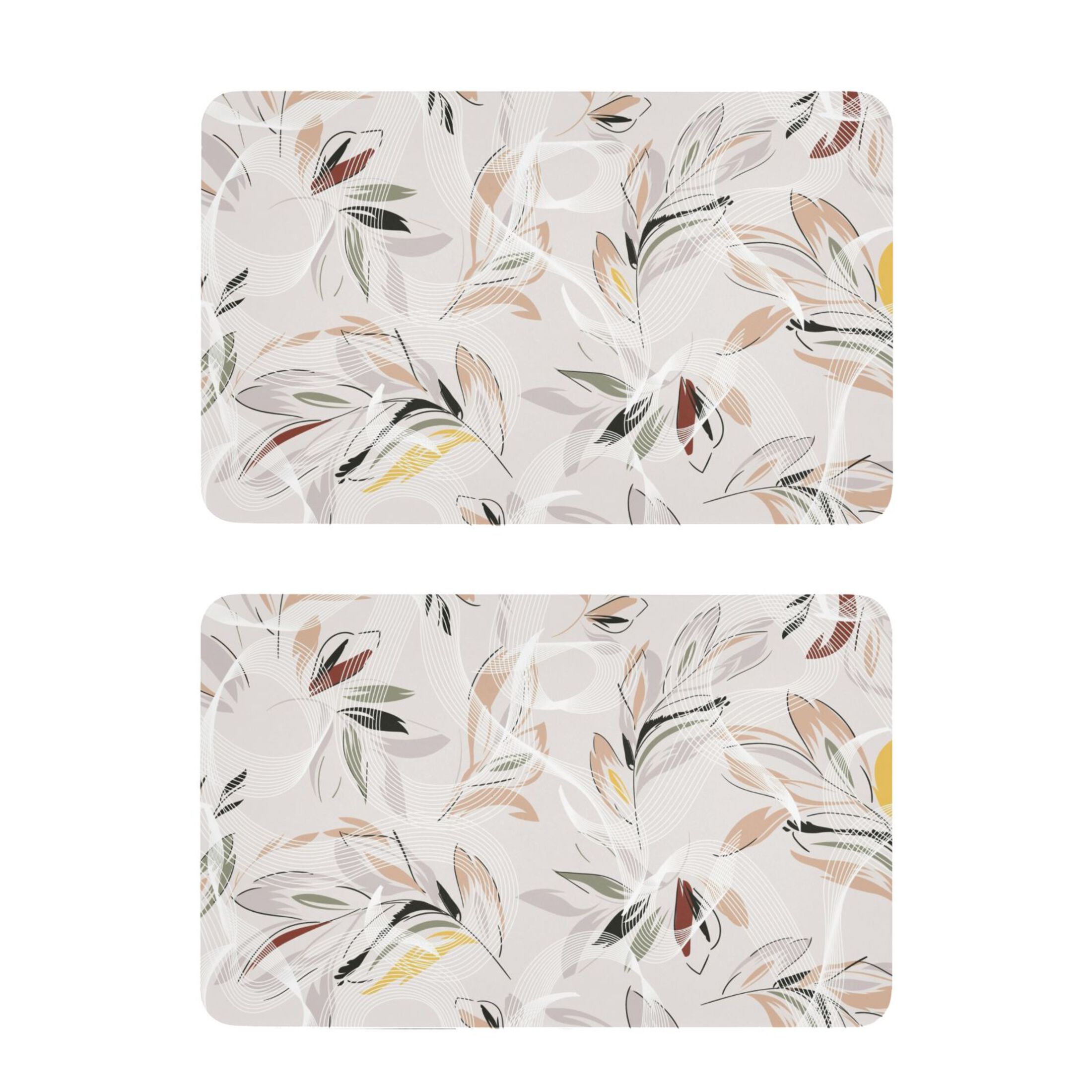 Abstract Leaves Fridge Magnetic Sticker Refrigerator Magnets Kitchen ...