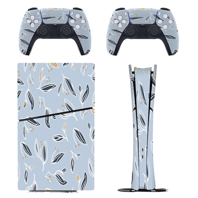 Abstract, Leaves PS5/PS5 Slim Digital Disc Skin Sticker For Console And ...