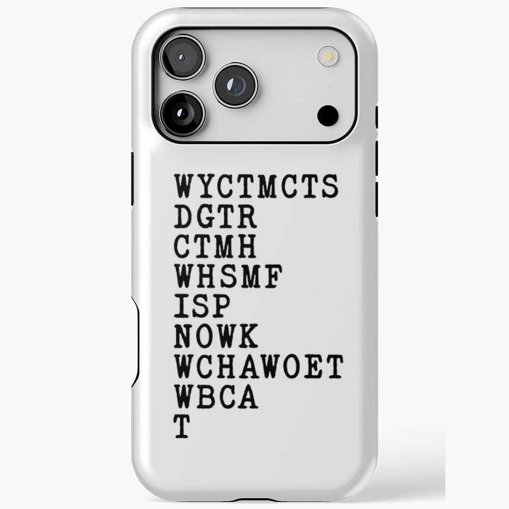 Abstract Letter Code Modern TechPhone Case for iPhone 17 11 12 13 14 15 ...