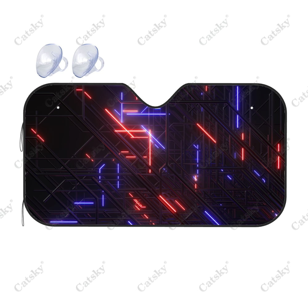 Abstract - Light Auto Windshield Sun Shade Car Front Window Visor ...