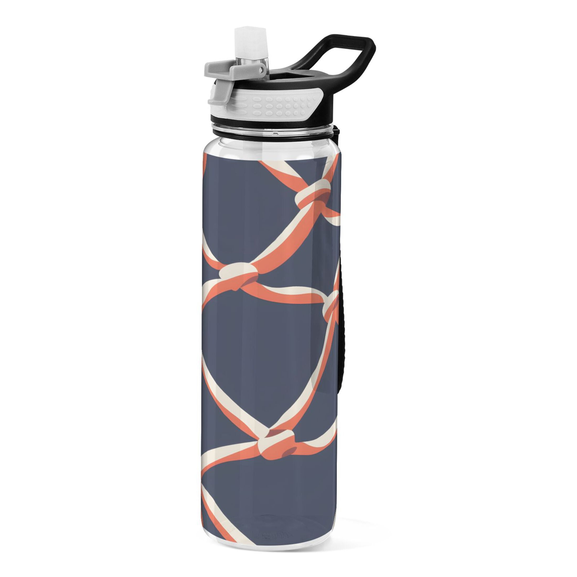 Abstract Line 32oz Sports Water Bottles Leakproof Tritan Bottle with ...