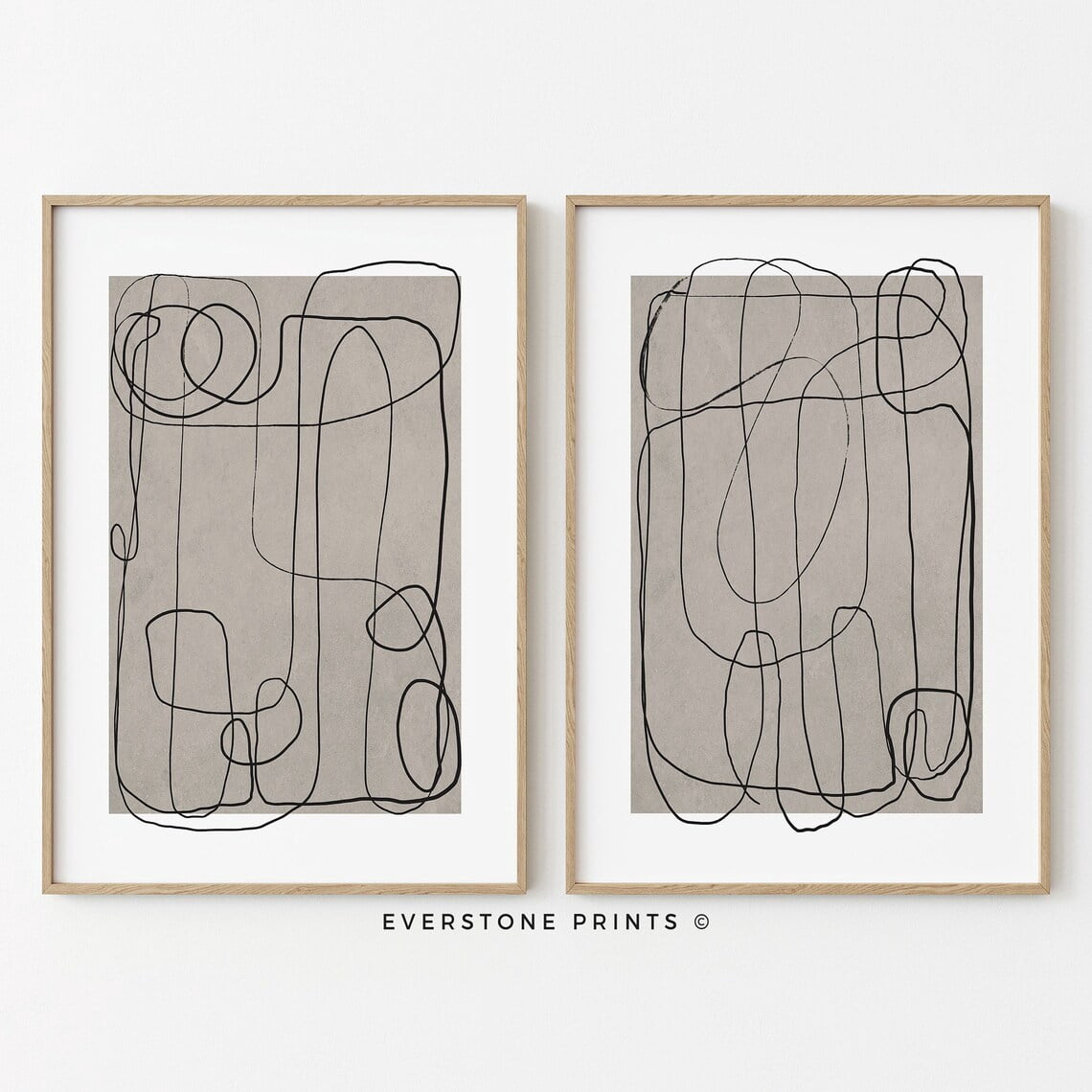 Abstract Line Art Neutral Abstract Line Drawing Abstract Modern ...