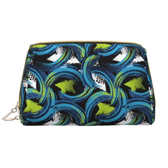 Abstract Line Art Stars Makeup Bag, Large Capacity Travel Cosmetic Bag ...