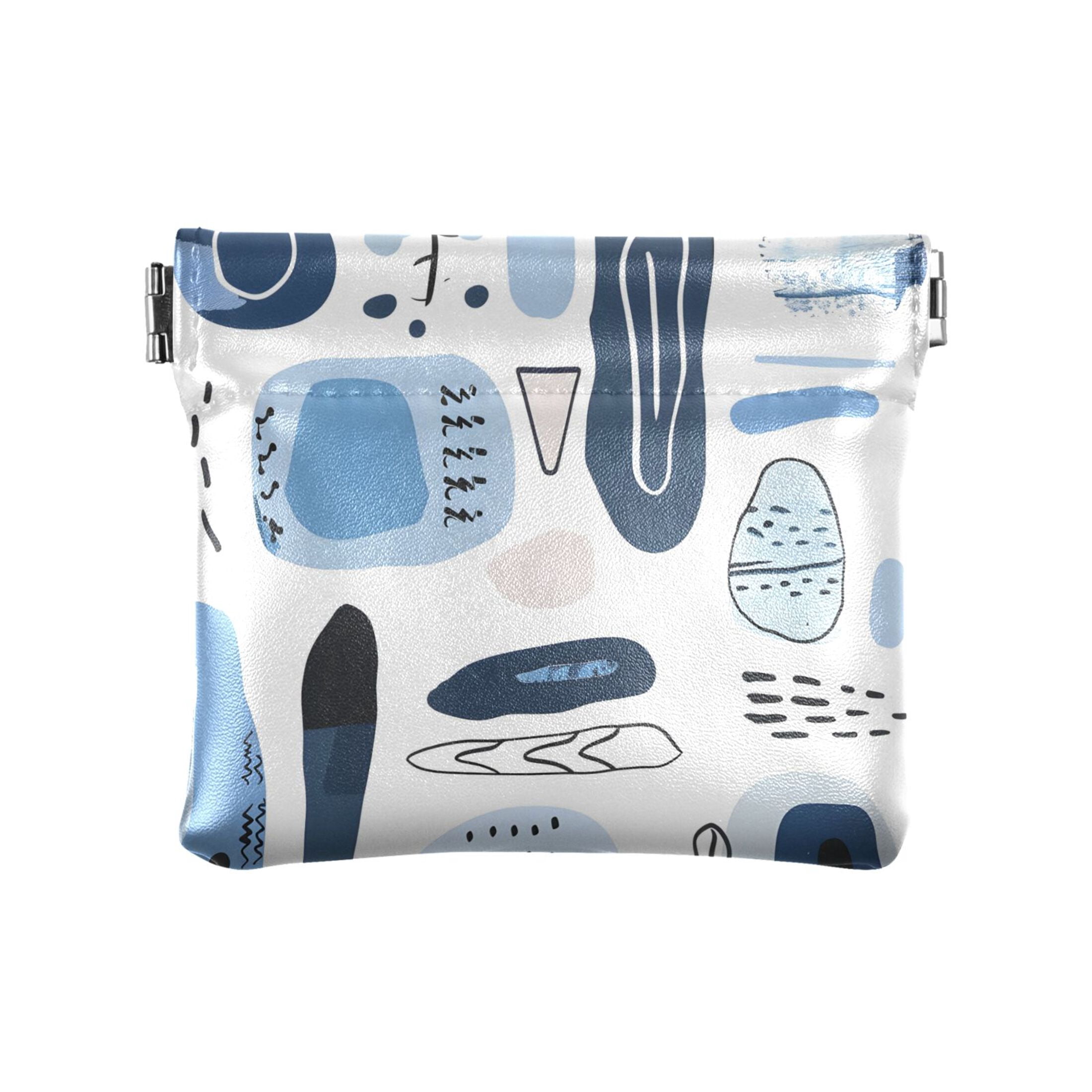Abstract Line Doodle Art Women's Coin Purses Change Pouches Wallets ...