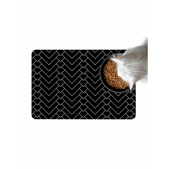 Abstract Line Doormat Non Slip Diatomaceous Earth Door Mat Absorbent ...