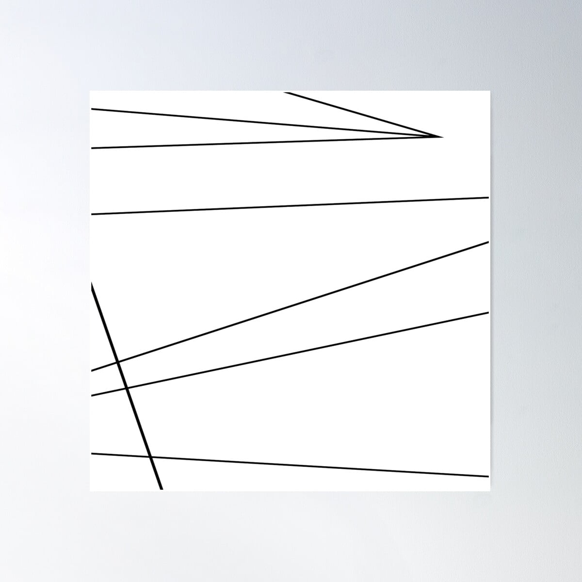 Abstract Line Poster Wall Art, Modern Wall Decor For Living Room ...