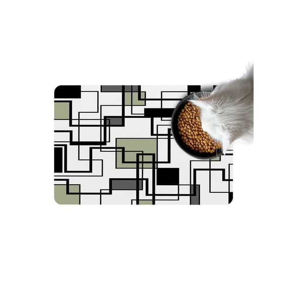 Abstract Lines Art Doormat Non Slip Diatomaceous Earth Door Mat ...