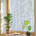 Abstract Lines Texture Window Privacy Film, Rainbow Film Decorative ...