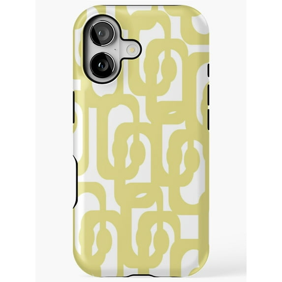 Abstract Loop Groovy Mid Century Modern Pattern iPhone Case 11 12 13 14 ...