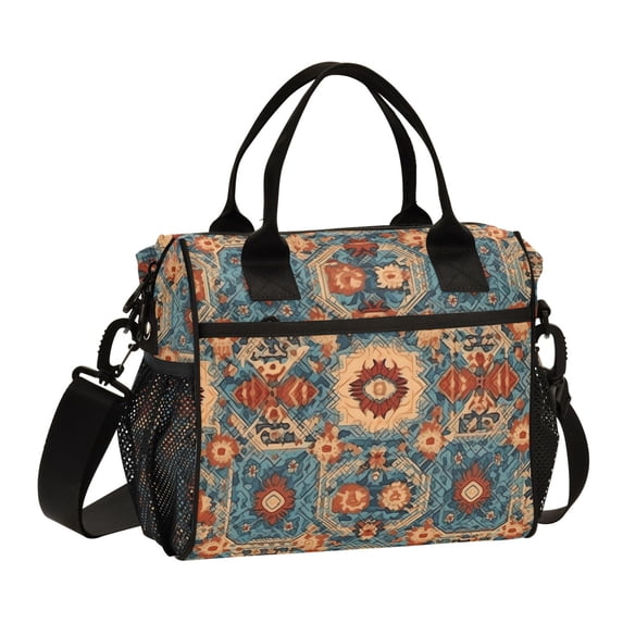 Abstract Mandala Lunch Bag Insulated Lunch Box Leakproof Reusable ...