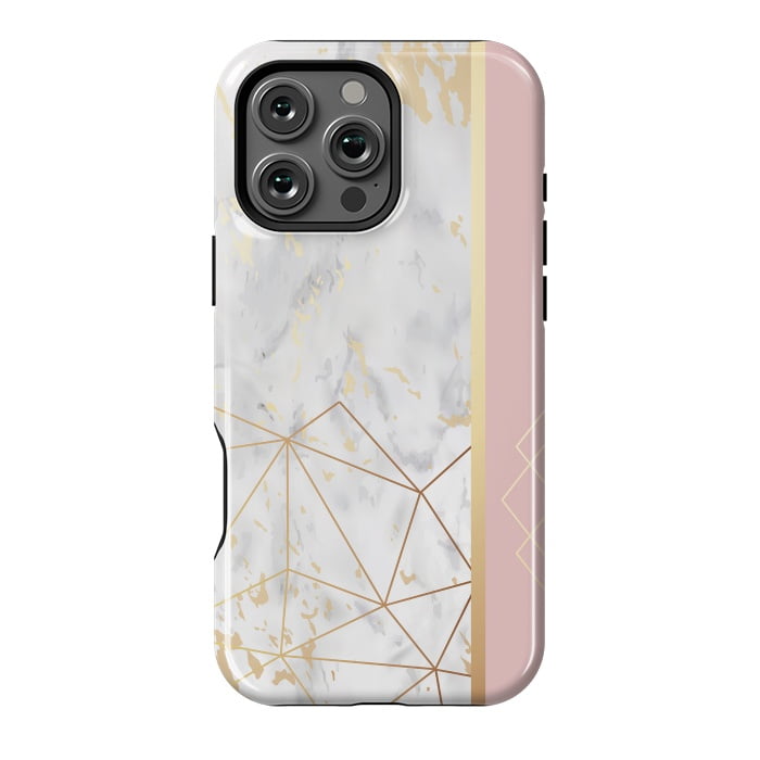 Abstract Marble Geometry Modern Phone Case for iPhone 11 12 13 14 15 16 ...