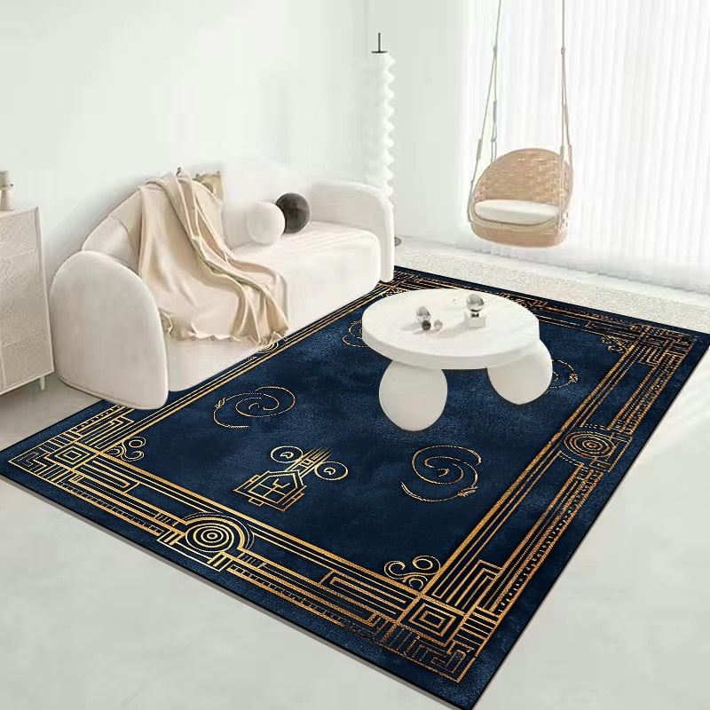 Abstract Marble Luxury RUG FOR LIVE ROOM Easy Clean Large Area Room ...