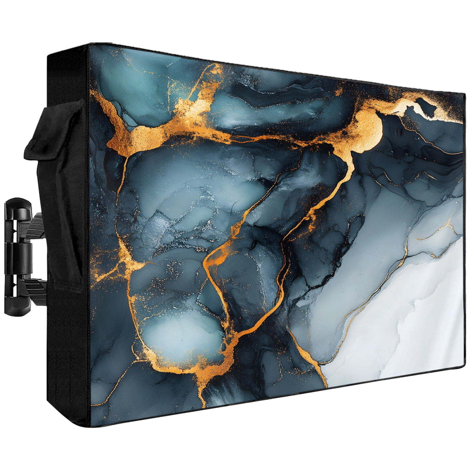 Abstract Marble Outdoor TV Cover 52 to 55 inch Water Duck Green ...
