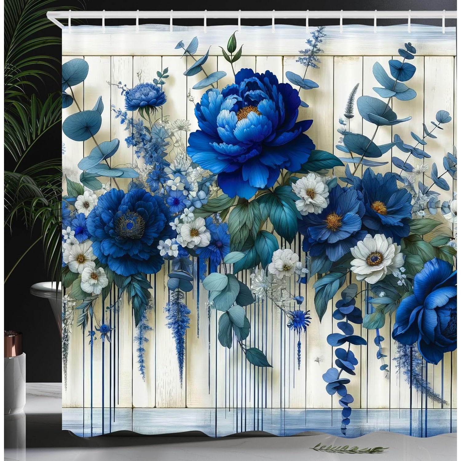 Abstract Marble Print Design of Greenery Clouds and Dreamy Leafy ...