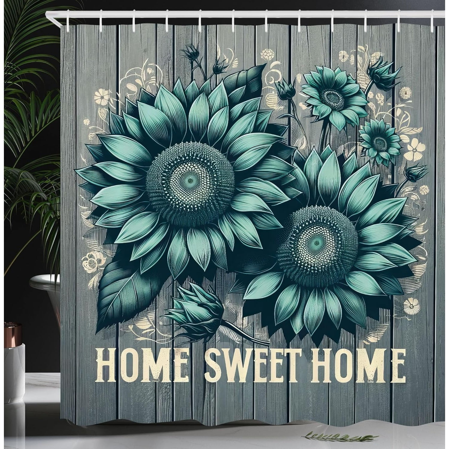 Abstract Marble Print Design of Greenery Clouds and Dreamy Leafy ...