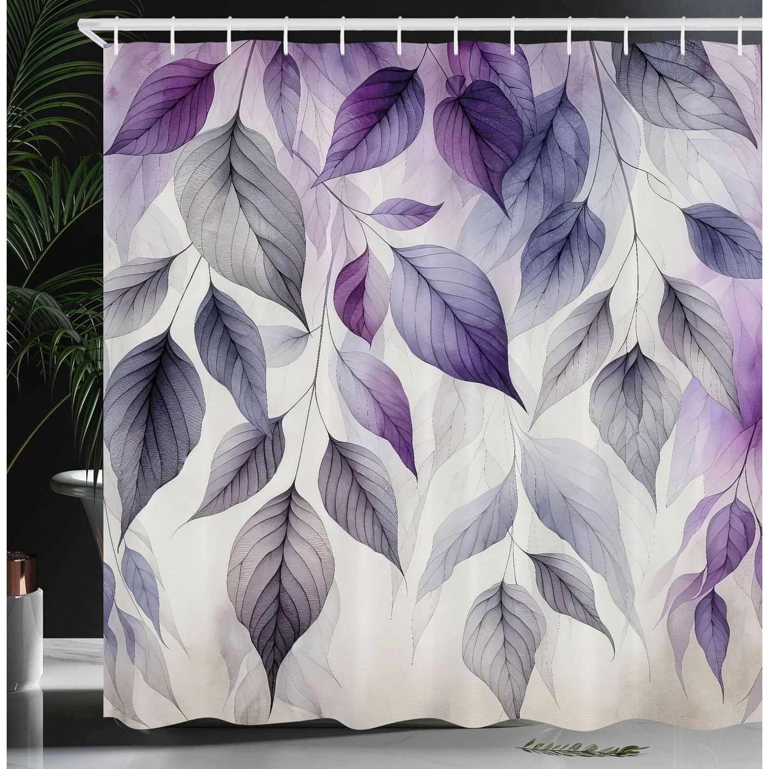 Abstract Marble Print Design of Greenery Clouds and Dreamy Leafy ...