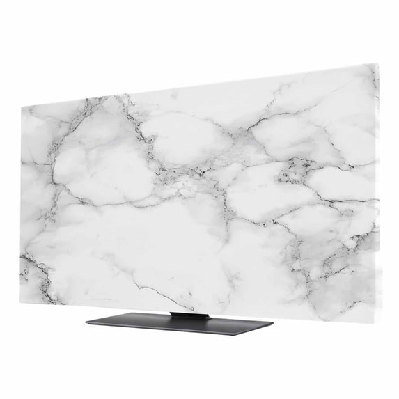 Abstract Marble TV Dust Cover 43 Inch, Minimalist Art Back Texture ...