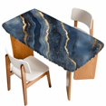 Abstract Marble Texture Fitted Rectangle Tablecloth 32" x 72" Gradient ...