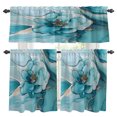 Abstract Marble Texture Kitchen Curtains Valance and Tier Set Modern ...
