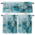 Abstract Marble Texture Kitchen Curtains Valance and Tier Set Modern ...