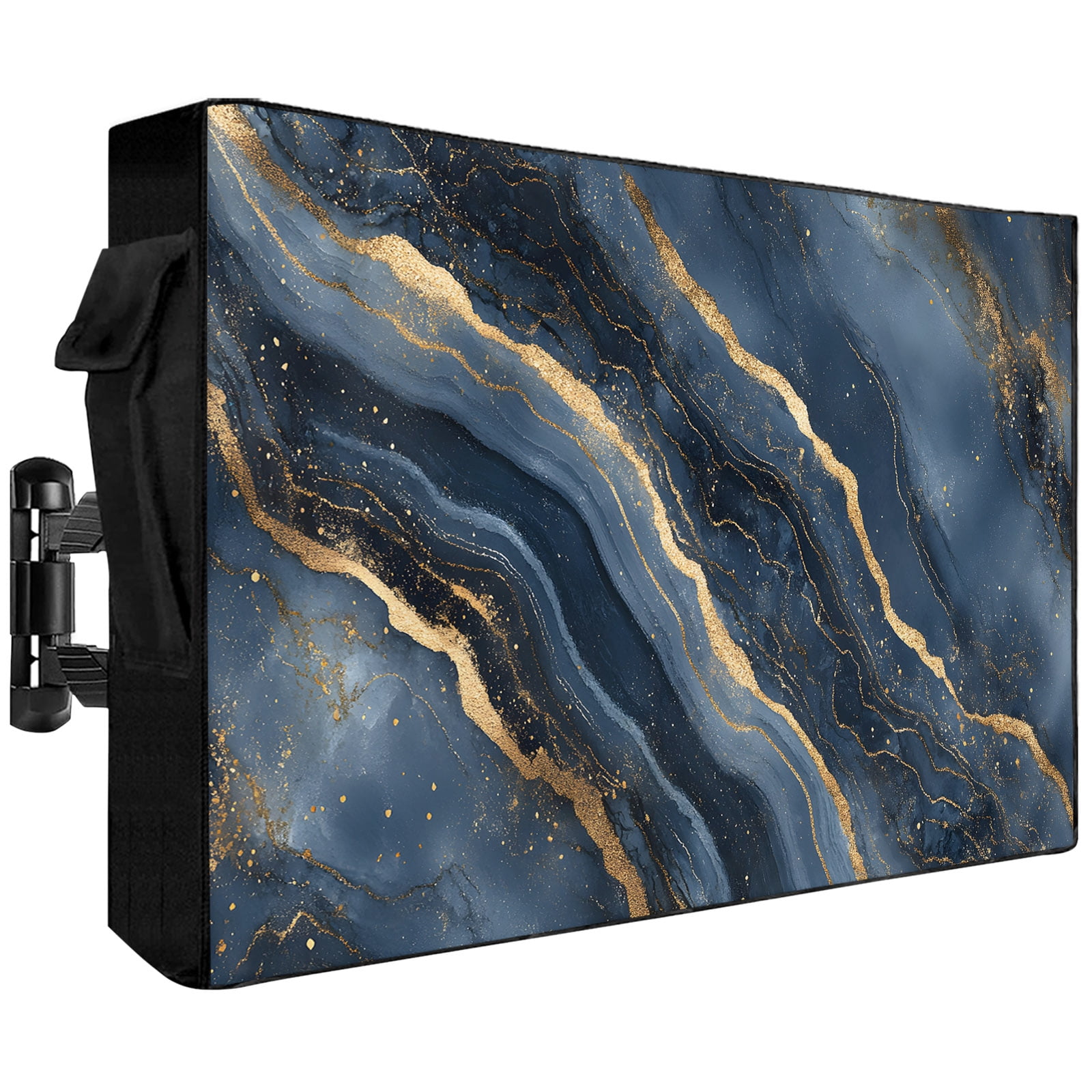 Abstract Marble Texture Outdoor TV Cover 30 to 32 inch Gradient Blue ...