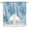 Abstract Marble Texture Swag Curtain Valance for Window 2 Panels ...