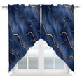 Abstract Marble Texture Swag Valances for Windows 36 inches Long, Deep ...