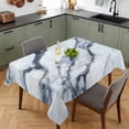 Abstract Marble Texture Table Cloth 52x70in, Waterproof Rectangle ...